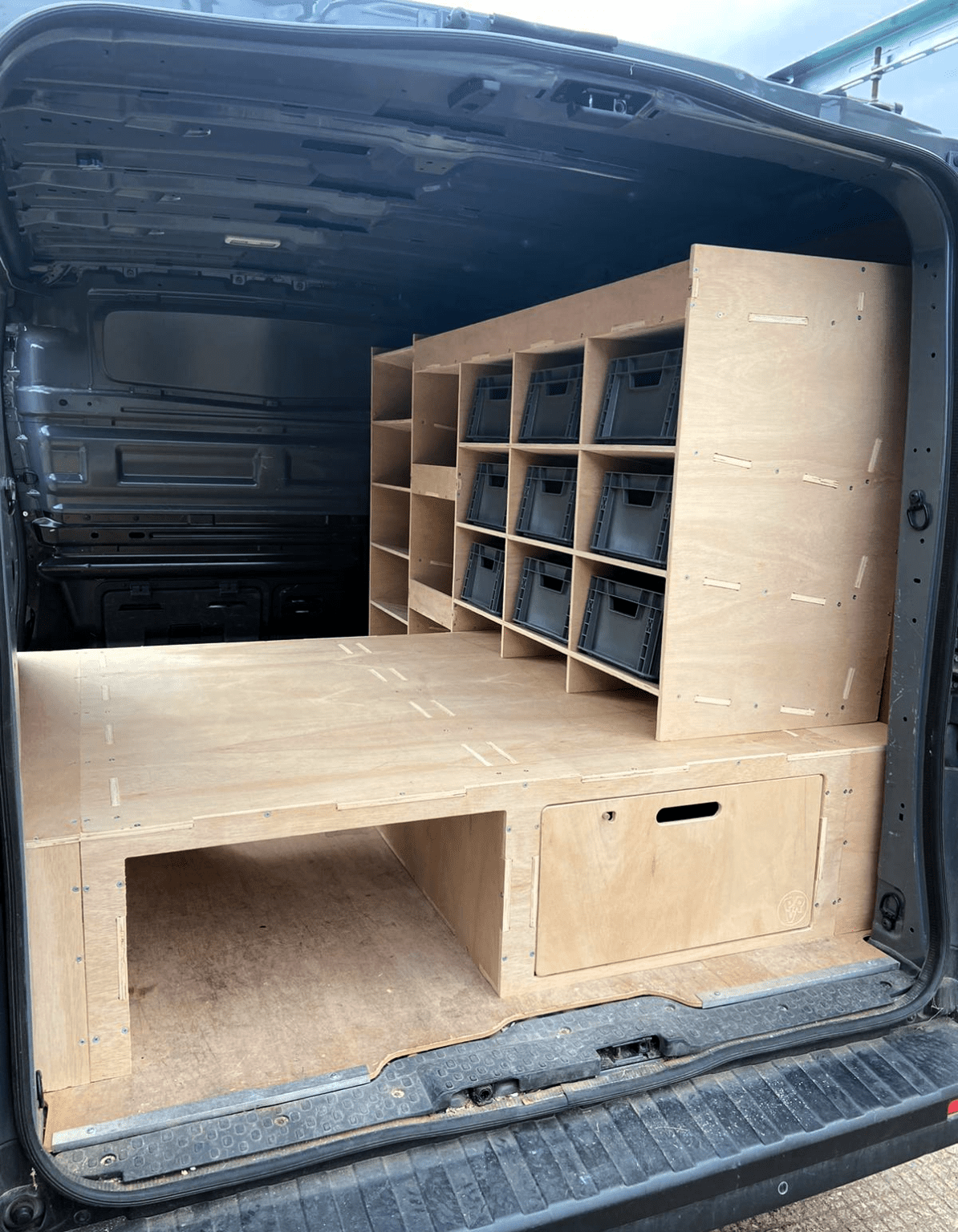 Racking Storage and Drawer Unit for L1 / H1 Vans