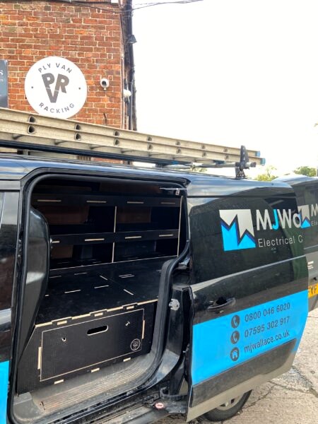 Racking and Drawer Unit for Small Vans | Ply Van Racking Limited